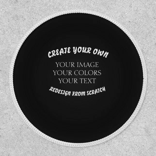 Create Your Own Patch | Zazzle