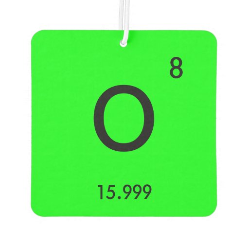 Create Your Own Periodic Table Element Symbol Air Freshener | Zazzle