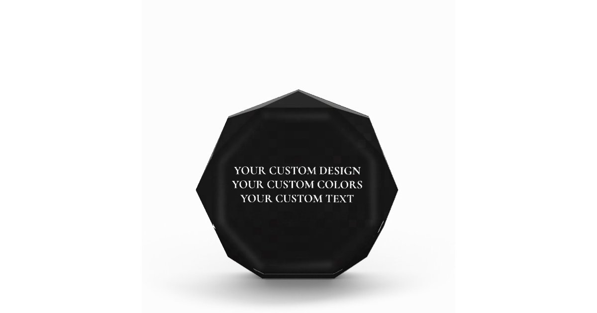 Create Your Own Personalized Acrylic Award | Zazzle
