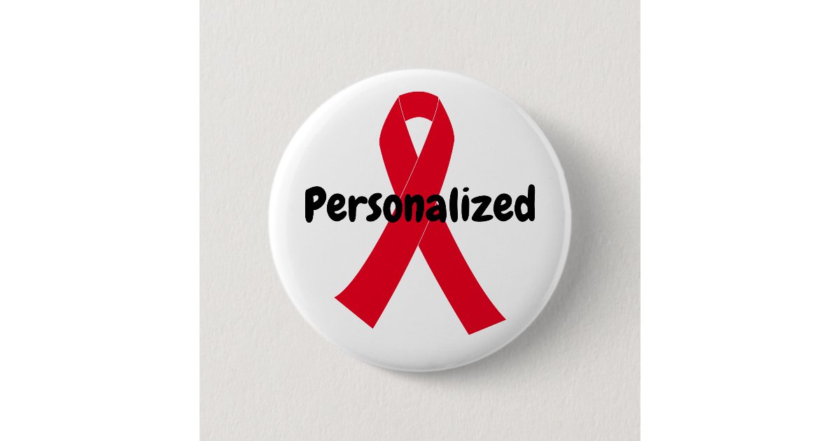 Create Your Own Personalized Awareness Ribbon Button | Zazzle