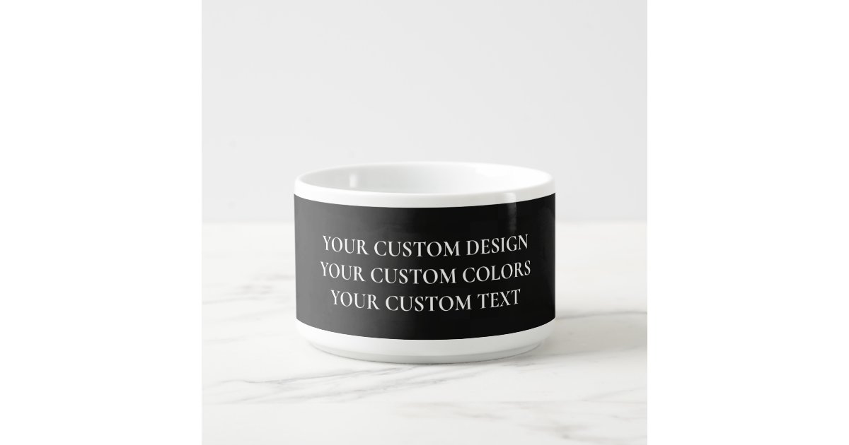 Create Your Own Personalized Bowl | Zazzle