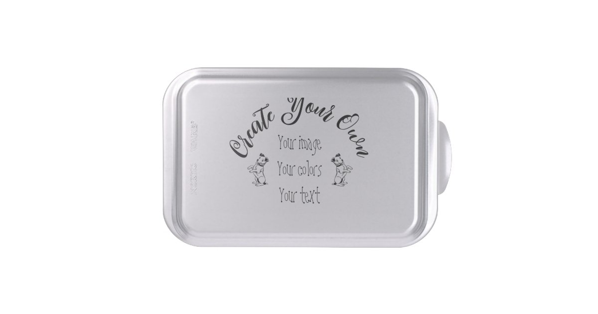 Create Your Own Personalized Cake Pan | Zazzle