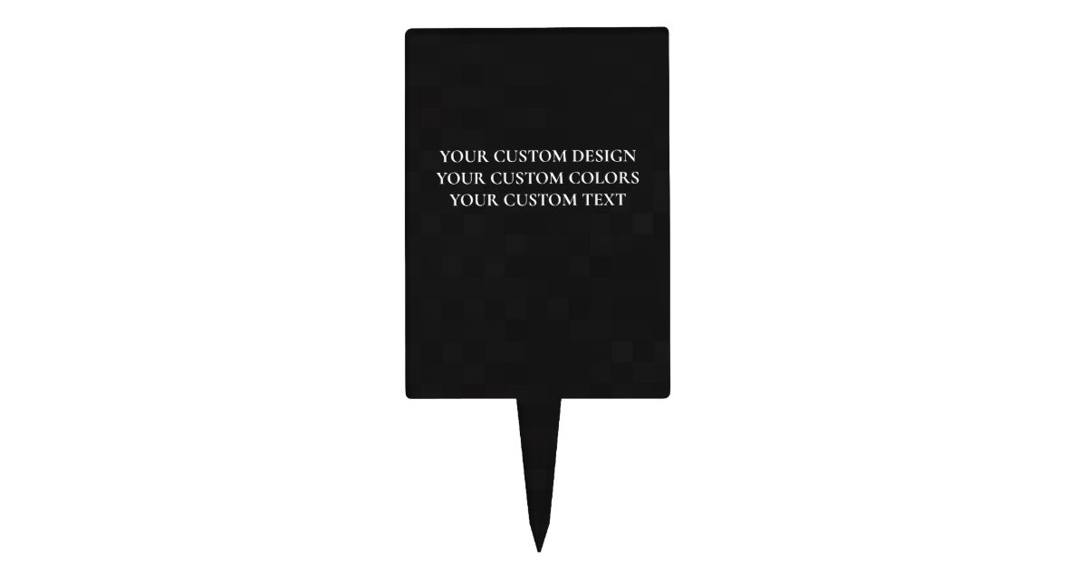 Create Your Own Personalized Cake Topper | Zazzle