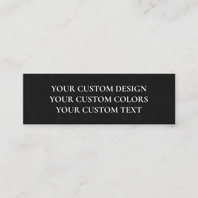 Create Your Own Personalized Calling Card | Zazzle