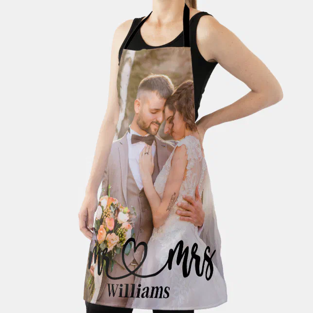 Create Your Own Personalized Couple Photo Apron | Zazzle