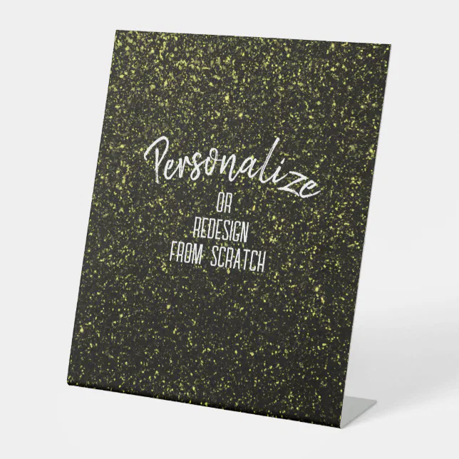 Create Your Own Personalized Custom Pedestal Sign | Zazzle