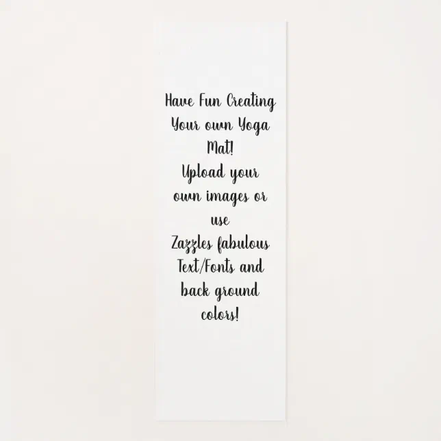 Create Your Own Personalized Customized Yoga Mat | Zazzle