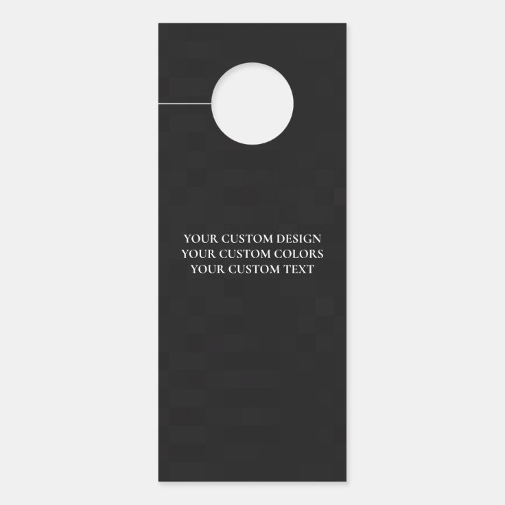 Create Your Own Personalized Door Hanger | Zazzle