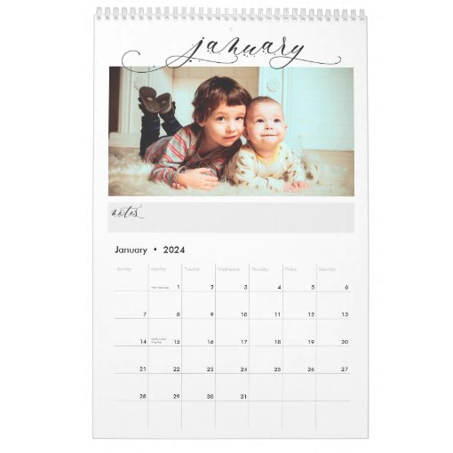 Create Your Own Personalized Family Friends Photo Calendar | Zazzle