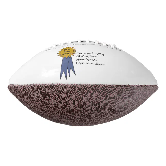 Create Your Own Personalized Father's Day Gift Football | Zazzle