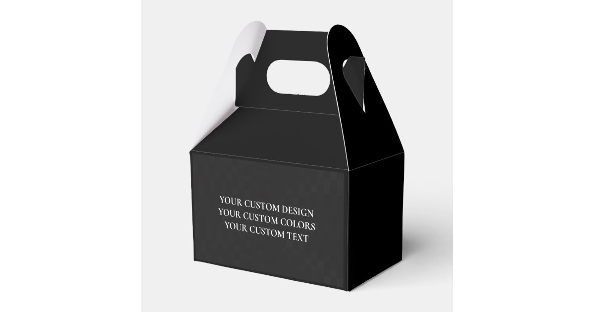 Create Your Own Personalized Favor Boxes | Zazzle