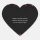 Create Your Own Personalized Heart Sticker | Zazzle