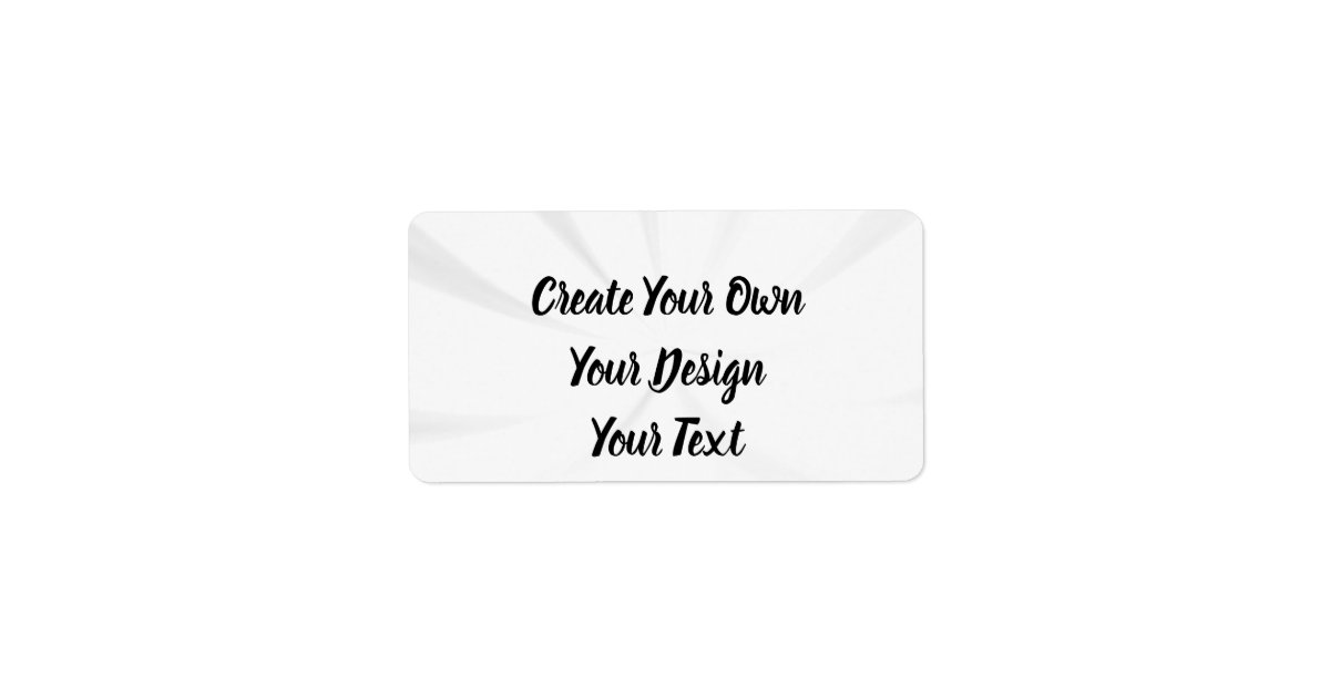 Create Your Own Personalized Label Zazzle create-your-own-personalized-label-zazzle