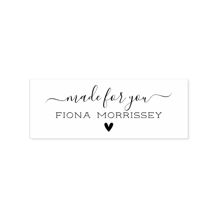 Create Your Own Personalized Made For You Rubber Stamp | Zazzle.com