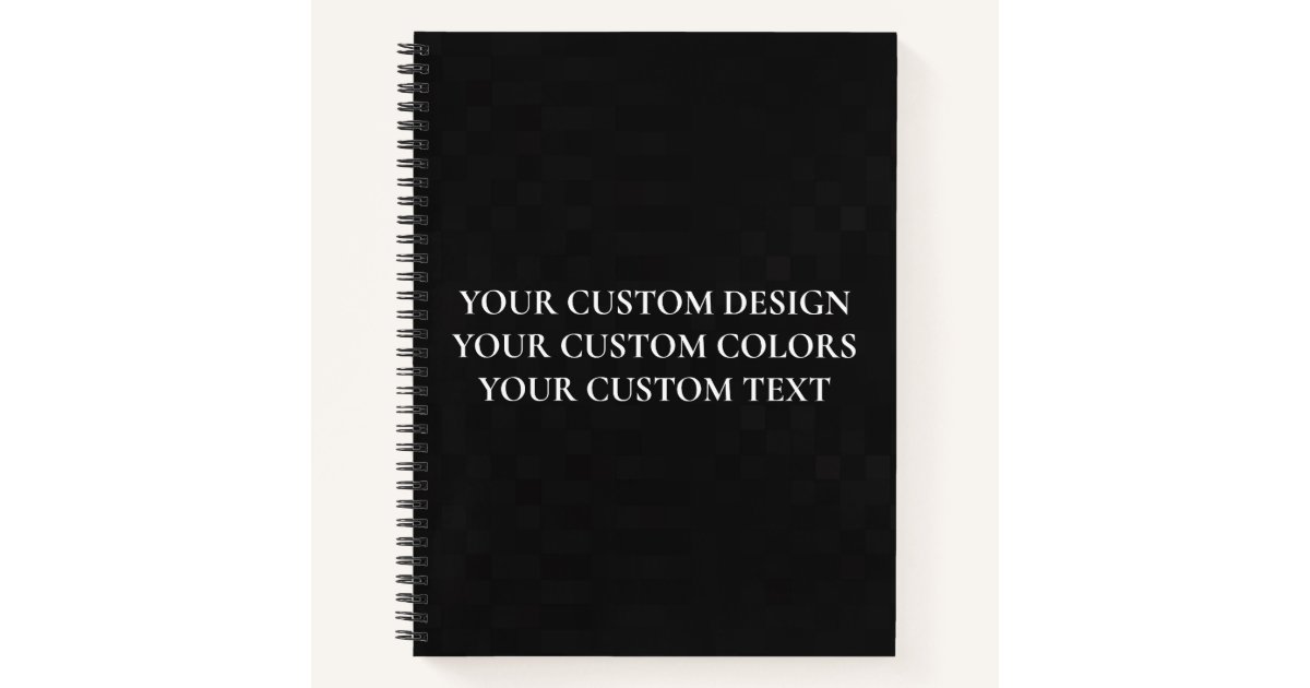 Create Your Own Personalized Notebook | Zazzle