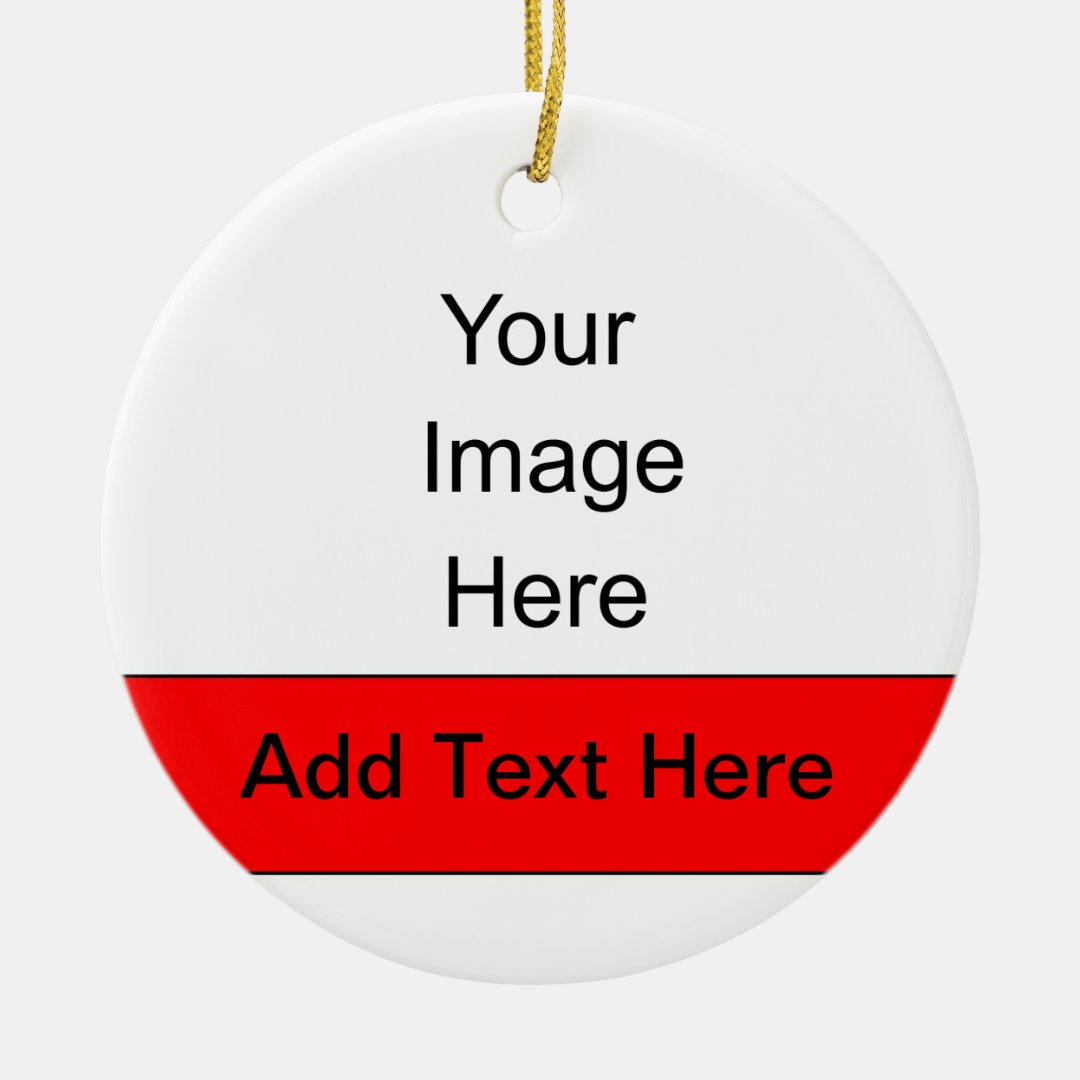 Create Your Own Personalized Ornament | Zazzle