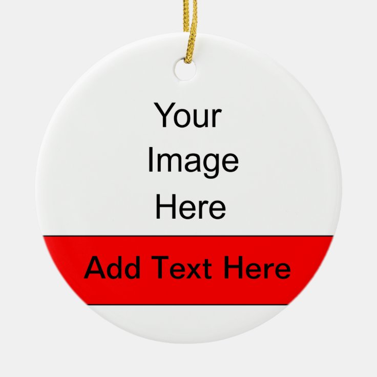 Create Your Own Personalized Ornament | Zazzle