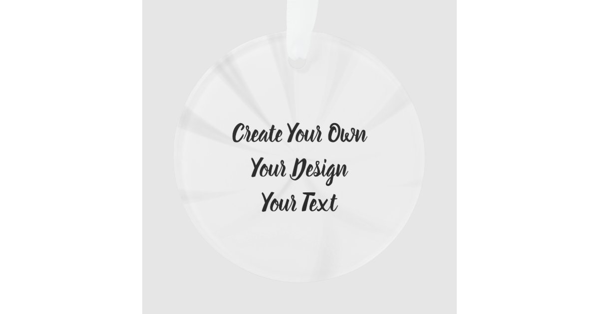 Create Your Own Personalized Ornament | Zazzle