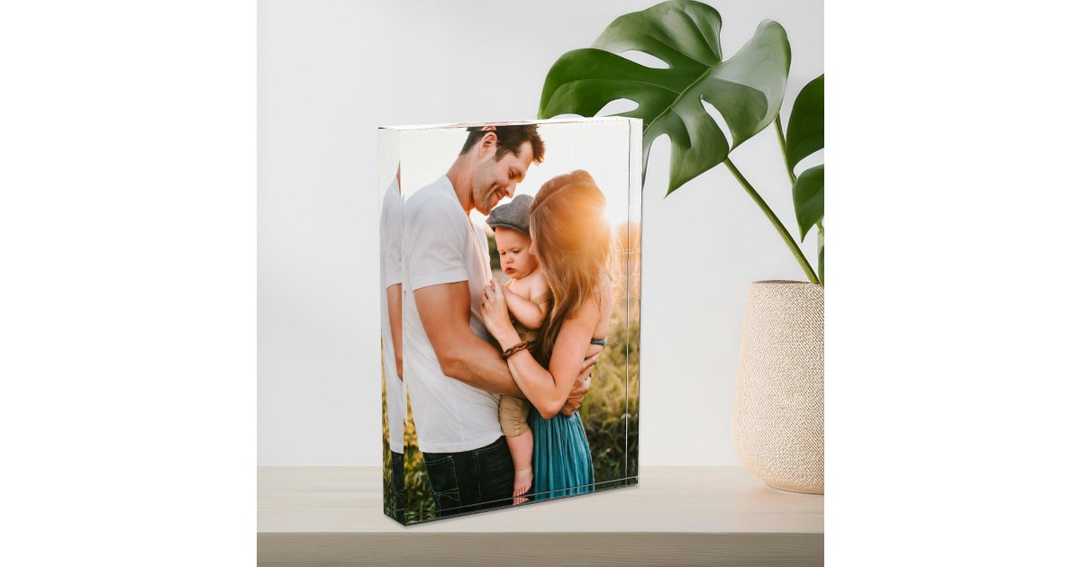 Create Your Own Personalized Photo Block | Zazzle