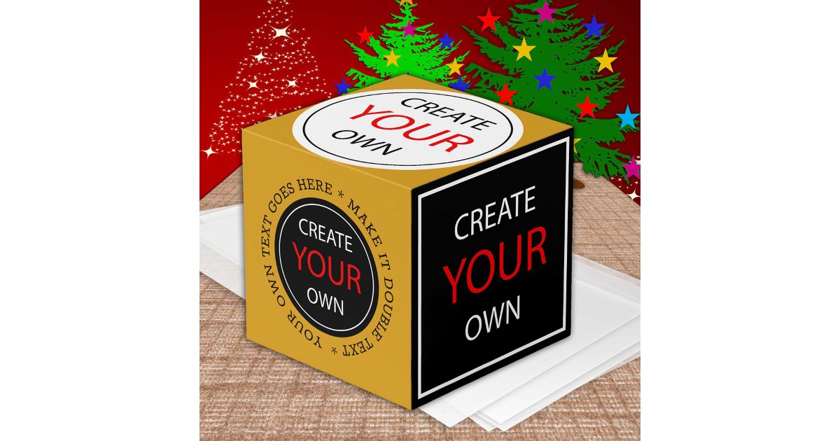 Create Your Own - Personalized, photo / Custom Cube | Zazzle