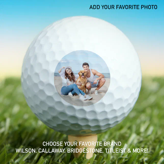 Create Your Own Personalized Photo Golf Balls | Zazzle