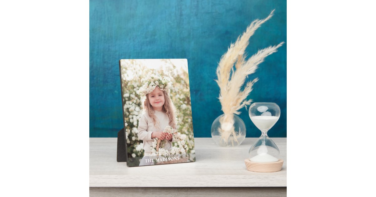 Create Your Own Personalized Photo Plaque | Zazzle