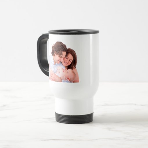 Create Your Own Personalized Photo Travel Mug | Zazzle