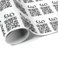 Create Your Own Personalized QR Code Business Wrapping Paper | Zazzle