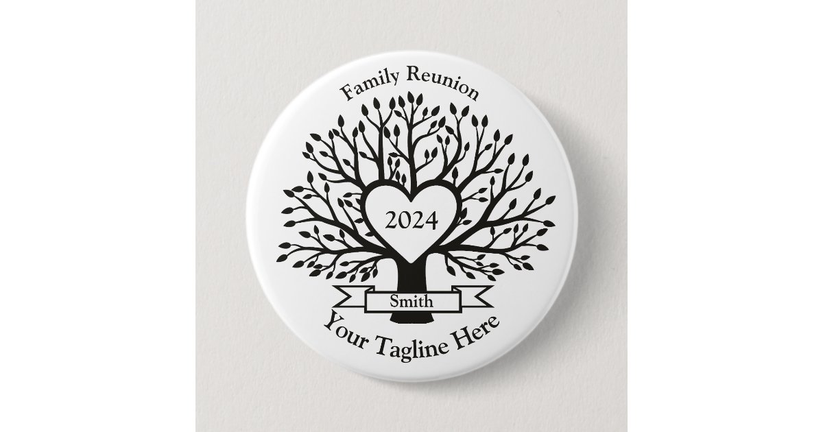 Create Your Own Personalized Reunion Buttons! Button | Zazzle