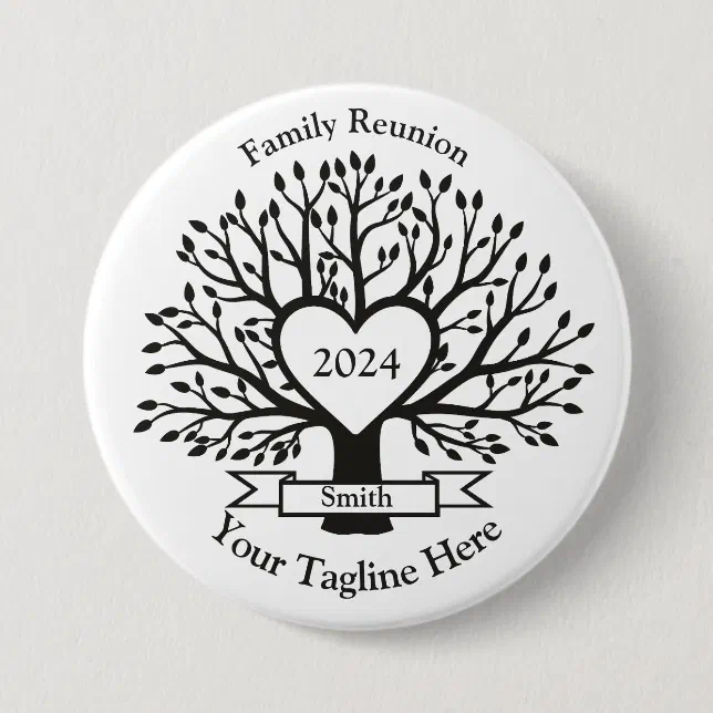 Create Your Own Personalized Reunion Buttons! Button | Zazzle