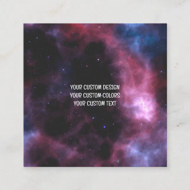 Create Your Own Personalized Square Business Card | Zazzle