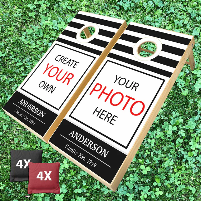 Create Your Own - Personalized, Template / custom Cornhole Set | Zazzle