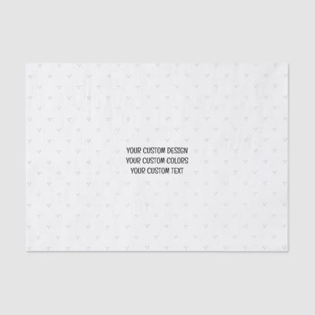 Create Your Own Personalized Tissue Paper | Zazzle