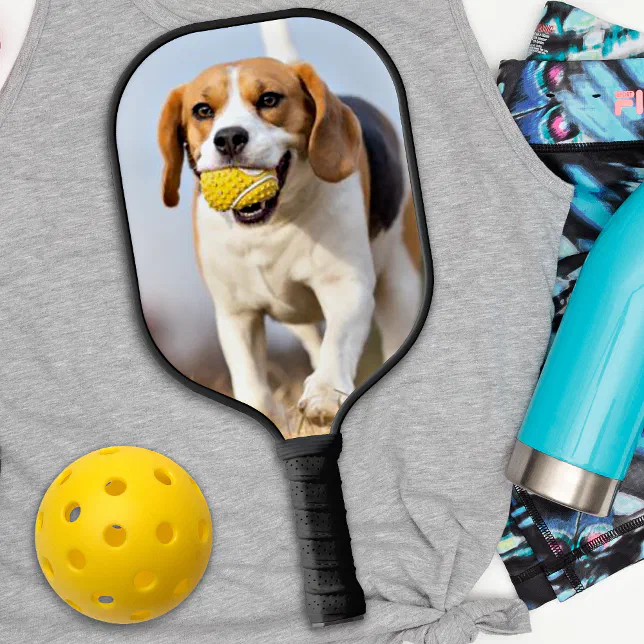 Create Your Own Pet Dog Custom Photo Personalized Pickleball Paddle ...