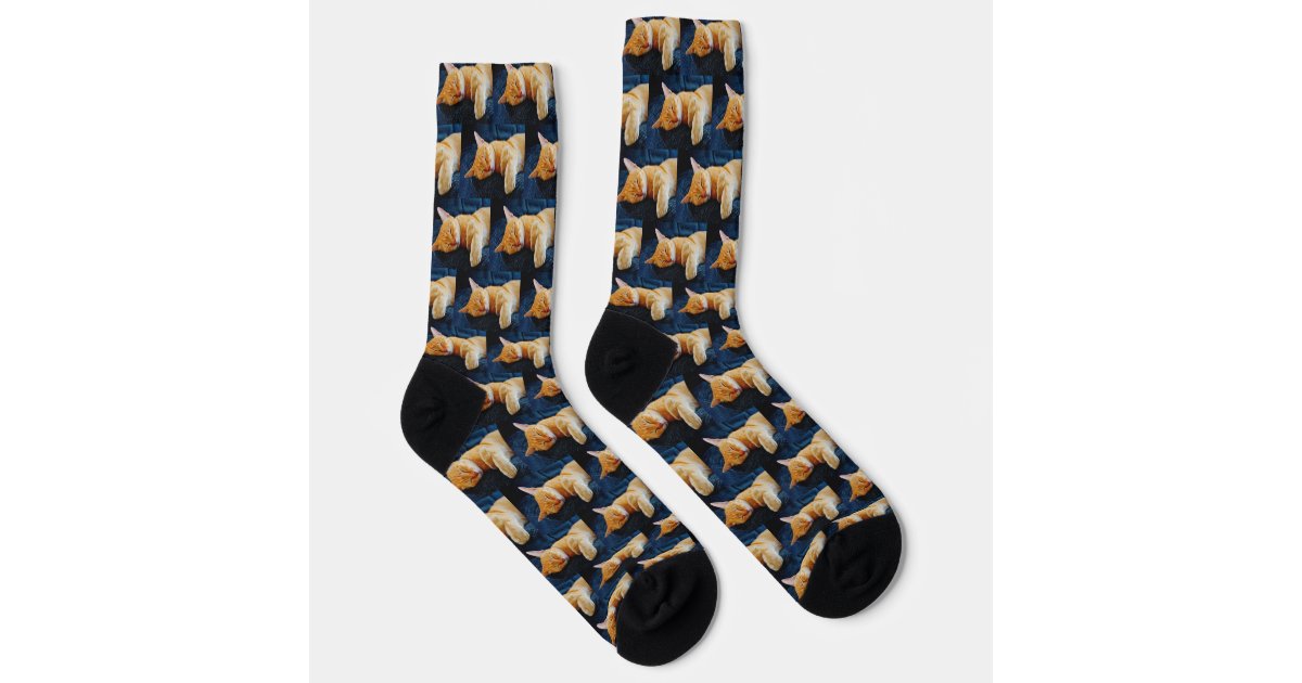 Create Your Own Pet Photo Pattern Socks | Zazzle
