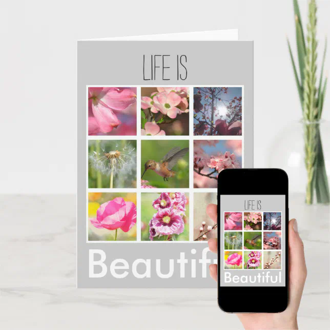 Create Your Own Photo Collage Card | Zazzle