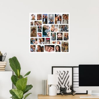 Create Your Own Photo Collage Poster | Zazzle
