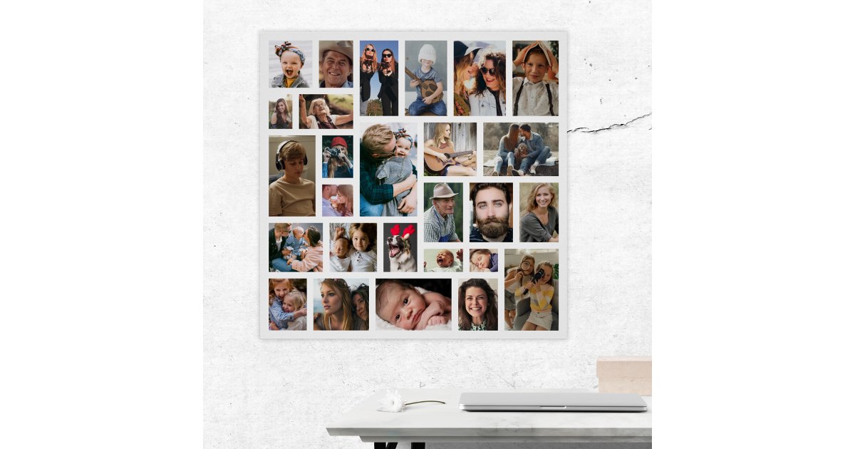 Create Your Own Photo Collage Poster | Zazzle