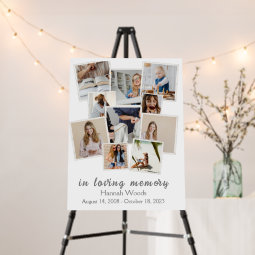 Create Your Own Photo Collage Sign, 10 Photos Foam Board | Zazzle