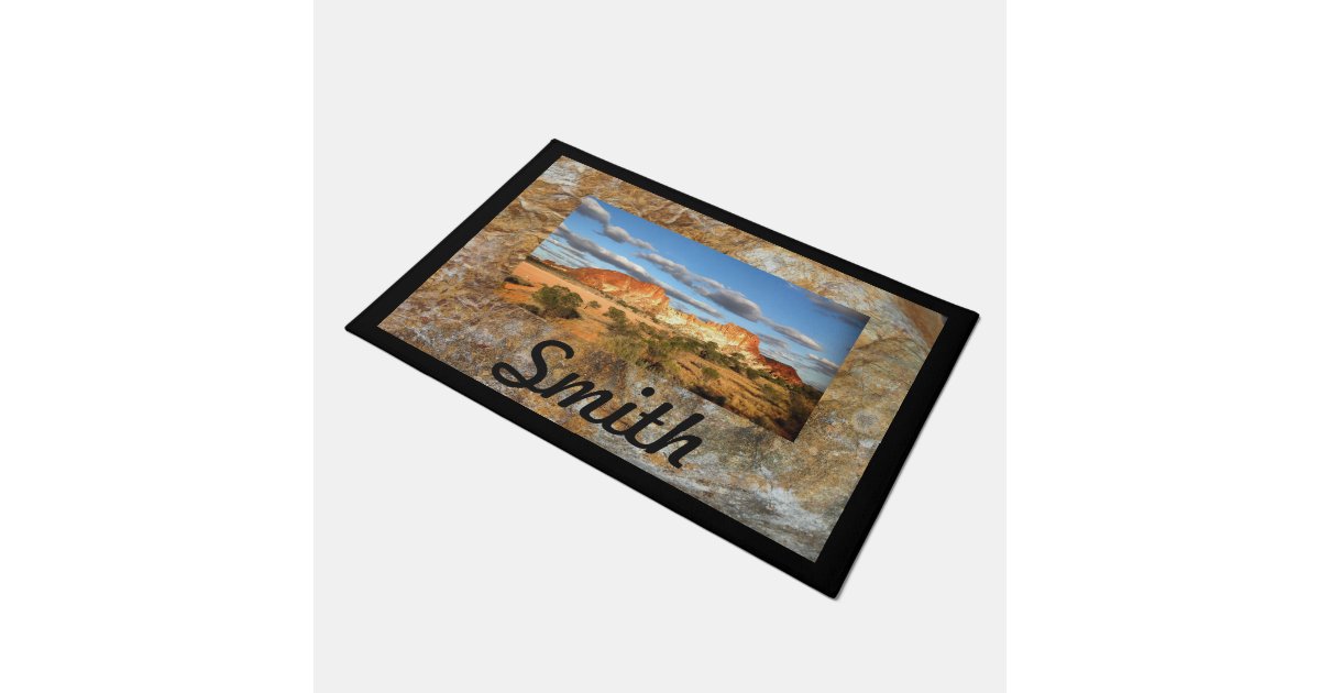 Create your own photo door mat | Zazzle