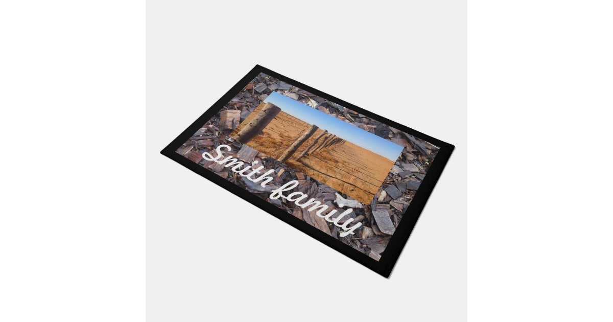 Create your own photo door mat | Zazzle