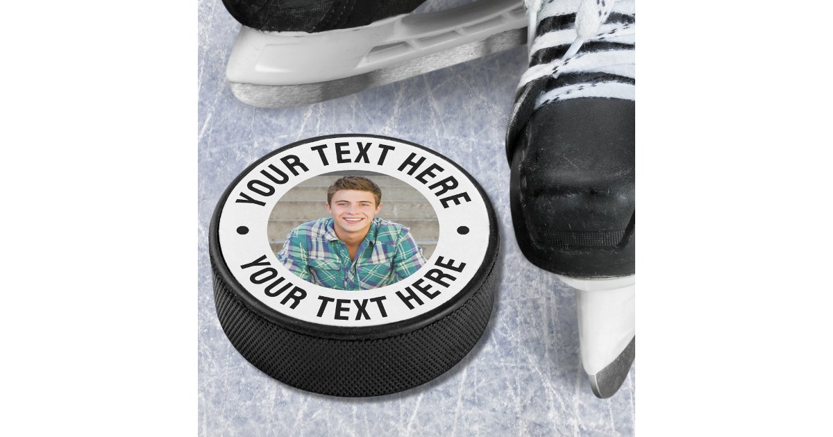Create your Own Photo Hockey Puck | Zazzle