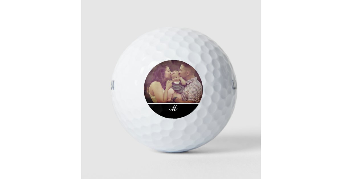 Create Your Own Photo Monogram Initial Golf Balls | Zazzle