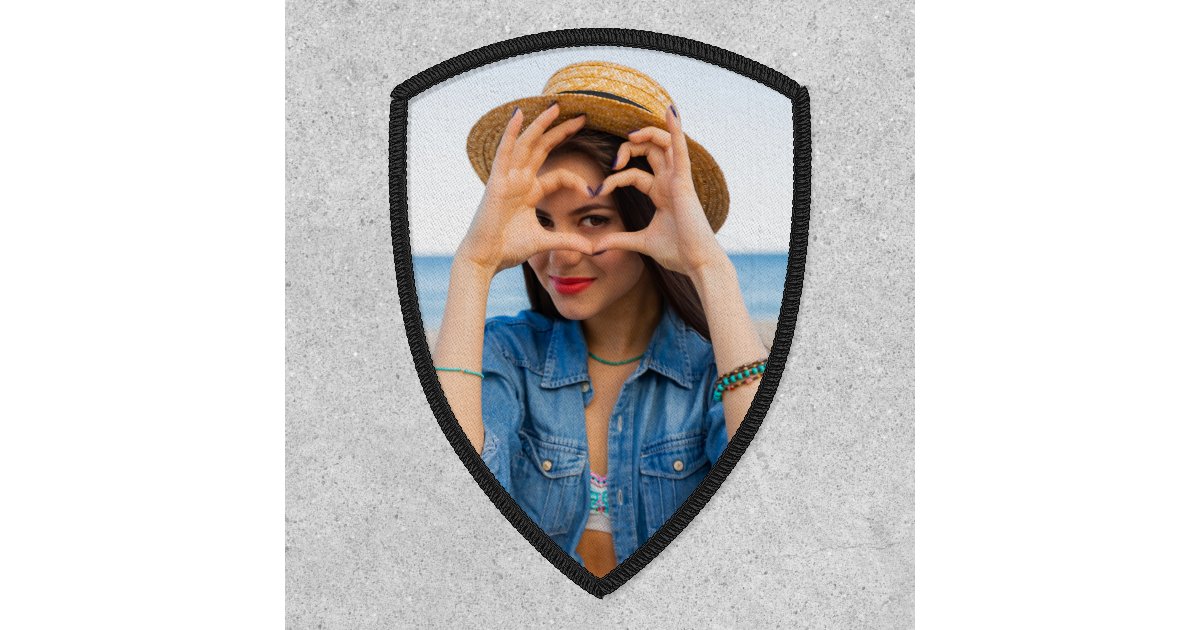 Create Your Own Photo Personalized Custom Patch | Zazzle