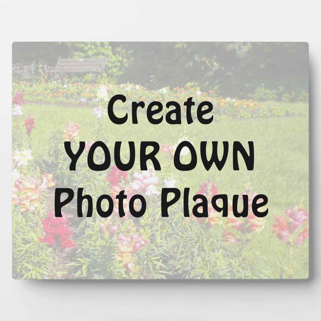 Create Your Own Photo Plaque | Zazzle