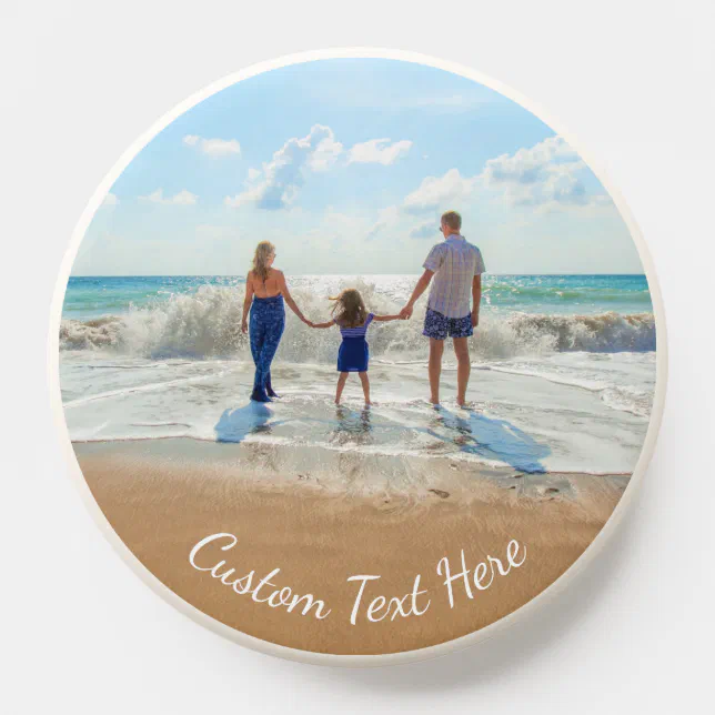 Create Your Own Photo PopSocket Personalized Text | Zazzle