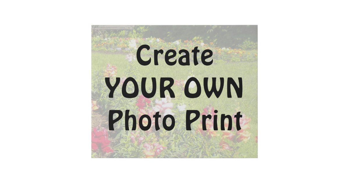 Create Your Own Photo Print | Zazzle
