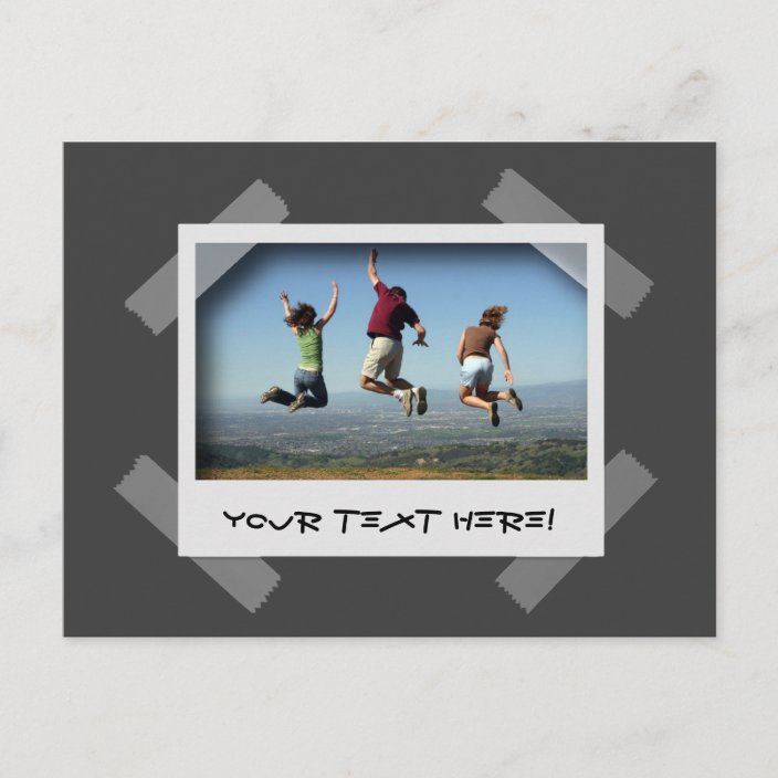 Create-Your-Own Photo Snapshot Postcard | Zazzle.com