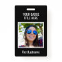 Create Your Own Photo & Text badge | Zazzle