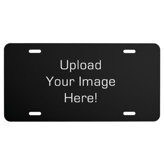 Create-Your-Own Photo Upload License Plate | Zazzle.com